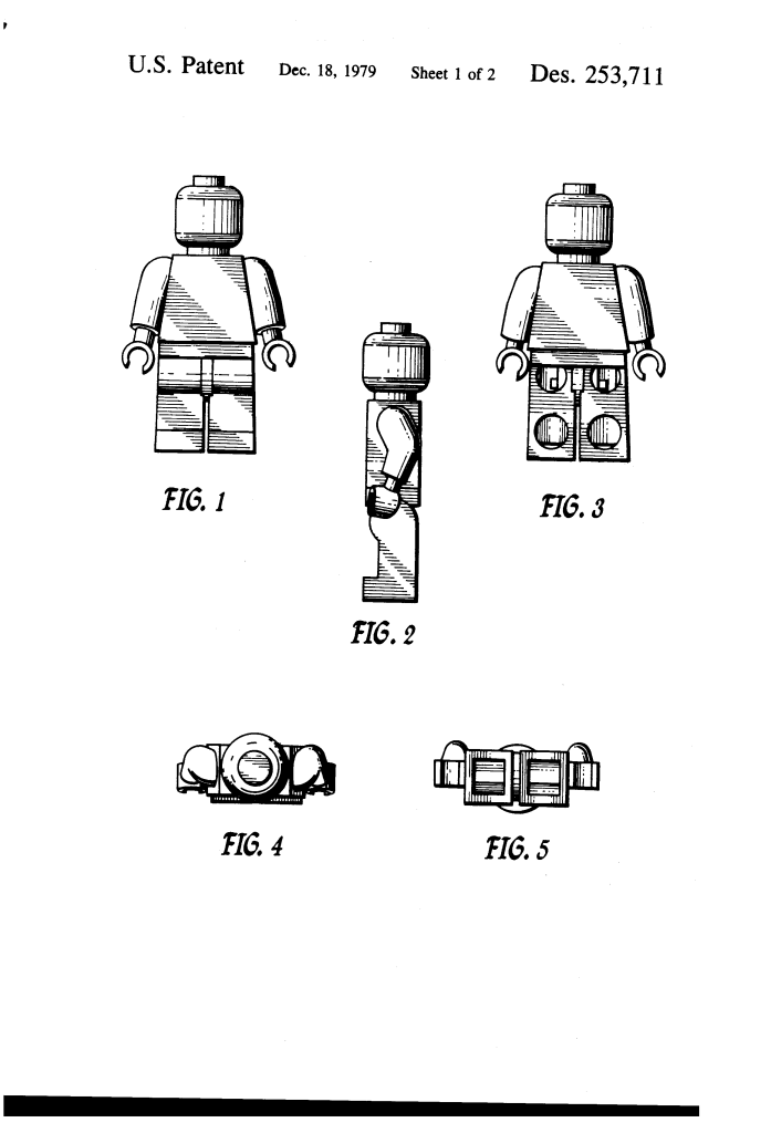Lego Patents filed by Godtfred K. Christiansen and Jens N. Knudsen ...