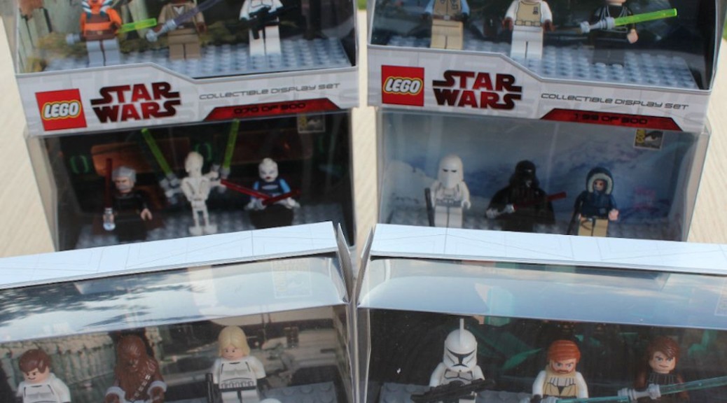 Lego SDCC 2009 San Diego Comic Con Collectible Display Sets - All 6 of ...