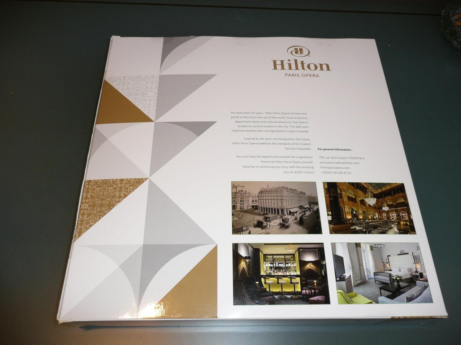 Lego Certified Professional Hilton Paris Opera House Mini Modular with ...