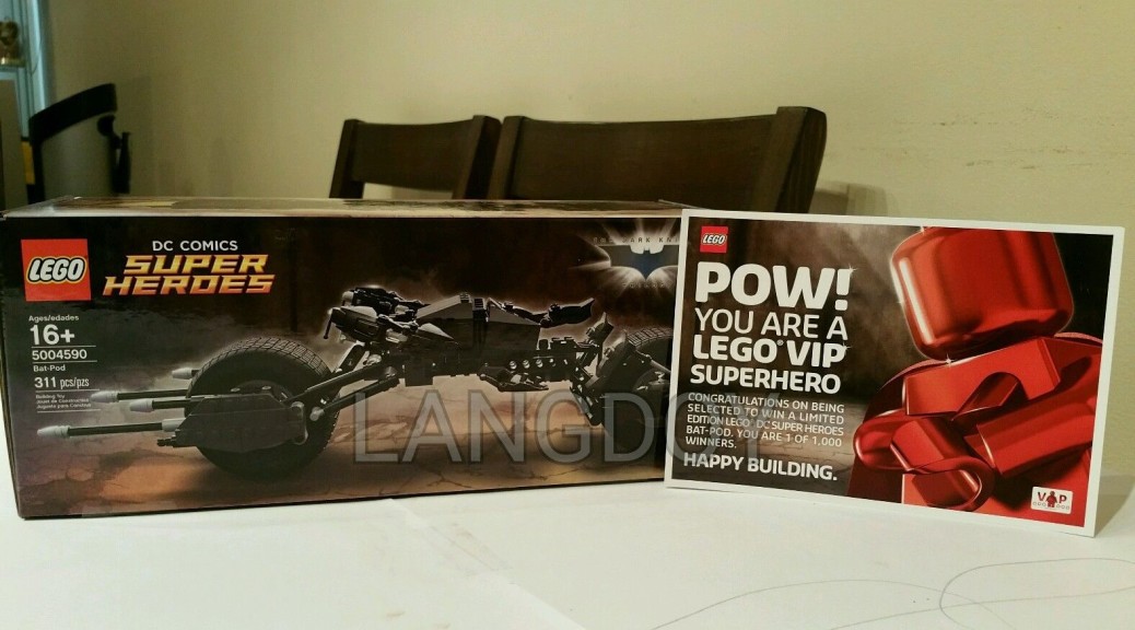 More Deliveries of the Lego Bat Pod 5004590 are showing up - Minifigure ...