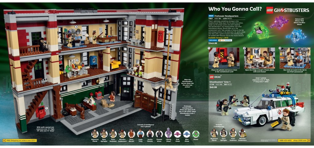 Lego 75827 Ghostbusters Firehouse Headquarters Designer Video released ...