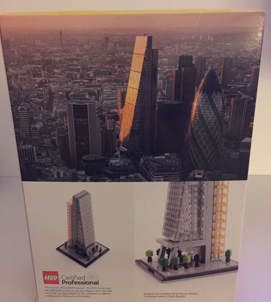 Lego Bright Bricks Certified Professional Leadenhall Building Cheese ...