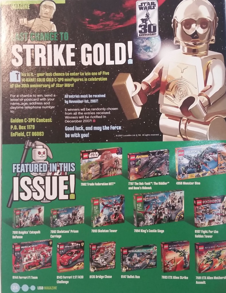 What I want for Christmas - Lego Solid Gold 14K Ultra Rare Exclusive ...