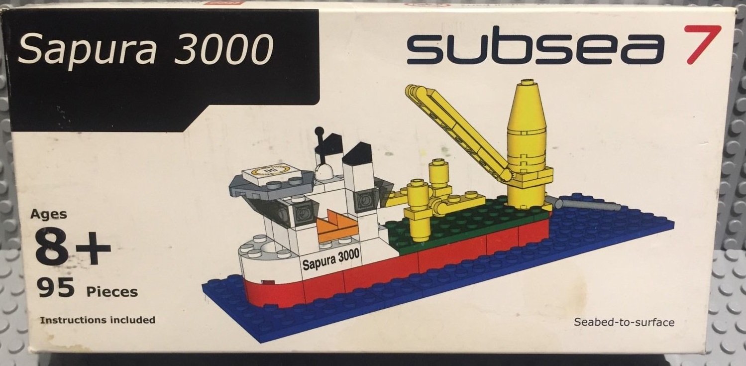 Sapura 3000 Subsea 7 Lego Certified Professional Set - Minifigure Price ...