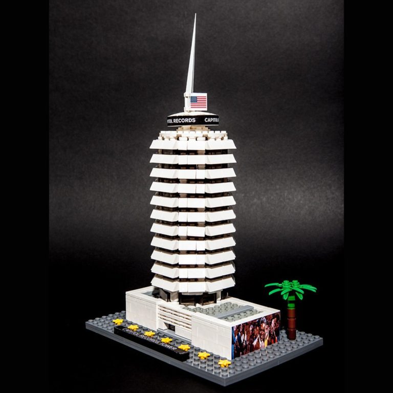 LEGO CAPITOL RECORDS TOWER BUILDING SET MADE BY ADAM WARD - Minifigure ...