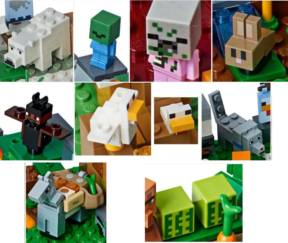 Whats New? Lego Minecraft Chickens - Polar Bear - Bat - Horse - Baby ...