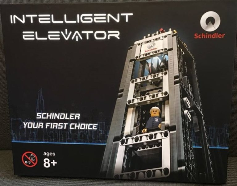 Lego Schindler Intelligent Elevator Set with printed minifigure is ...